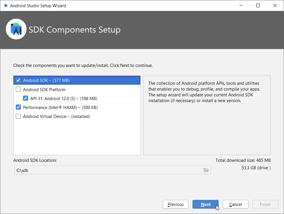 دانلود، نصب و راه اندازی اندروید استودیو